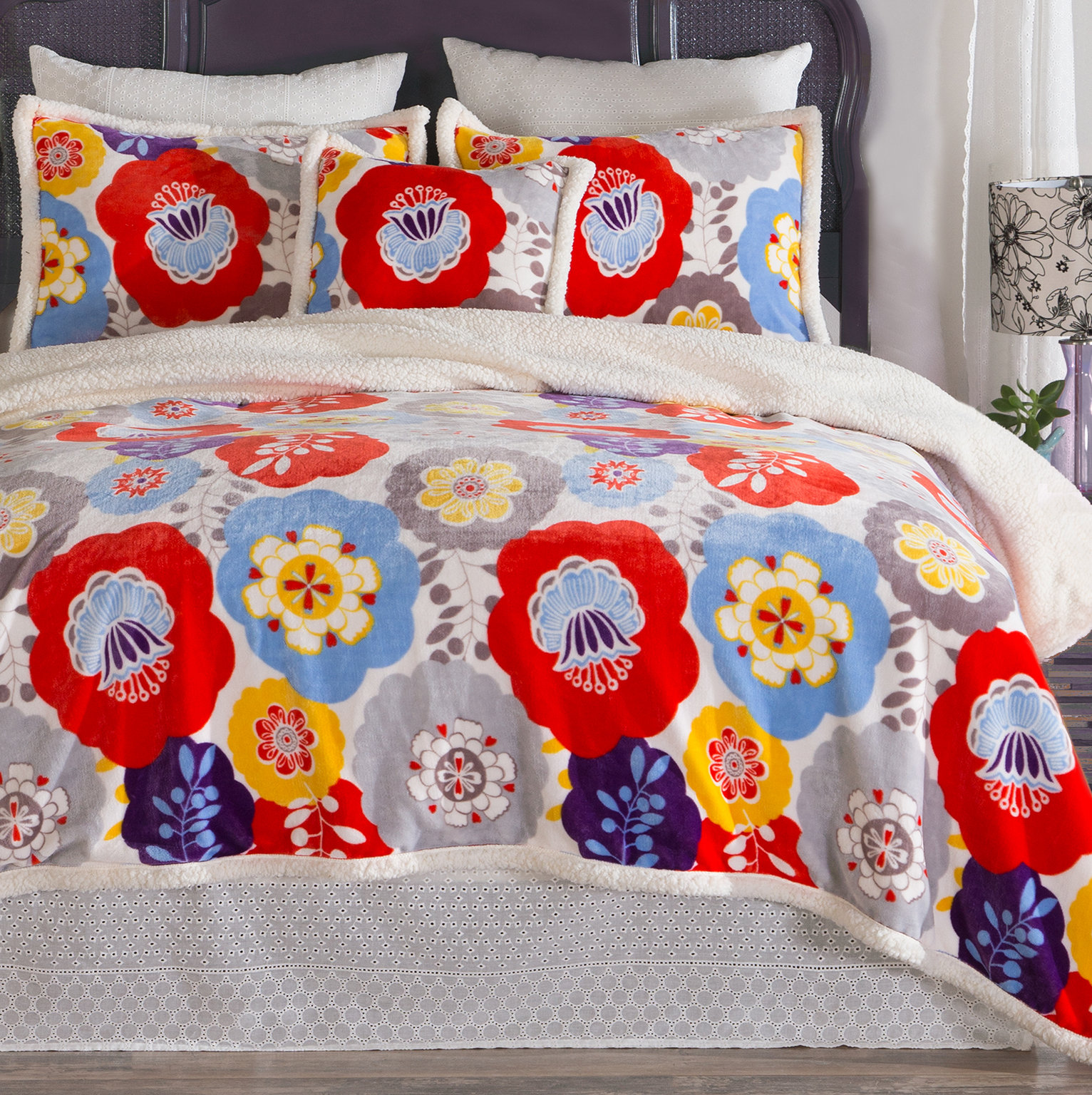 North End Decor Retro Cotton Comforter Set & Reviews | Wayfair