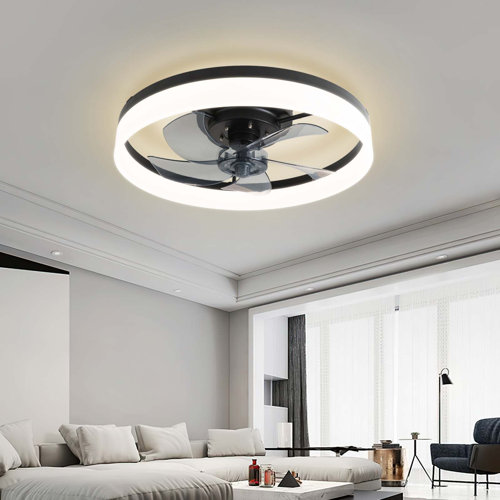 Flush Mount Indoor Ceiling Fans You'll Love | Wayfair