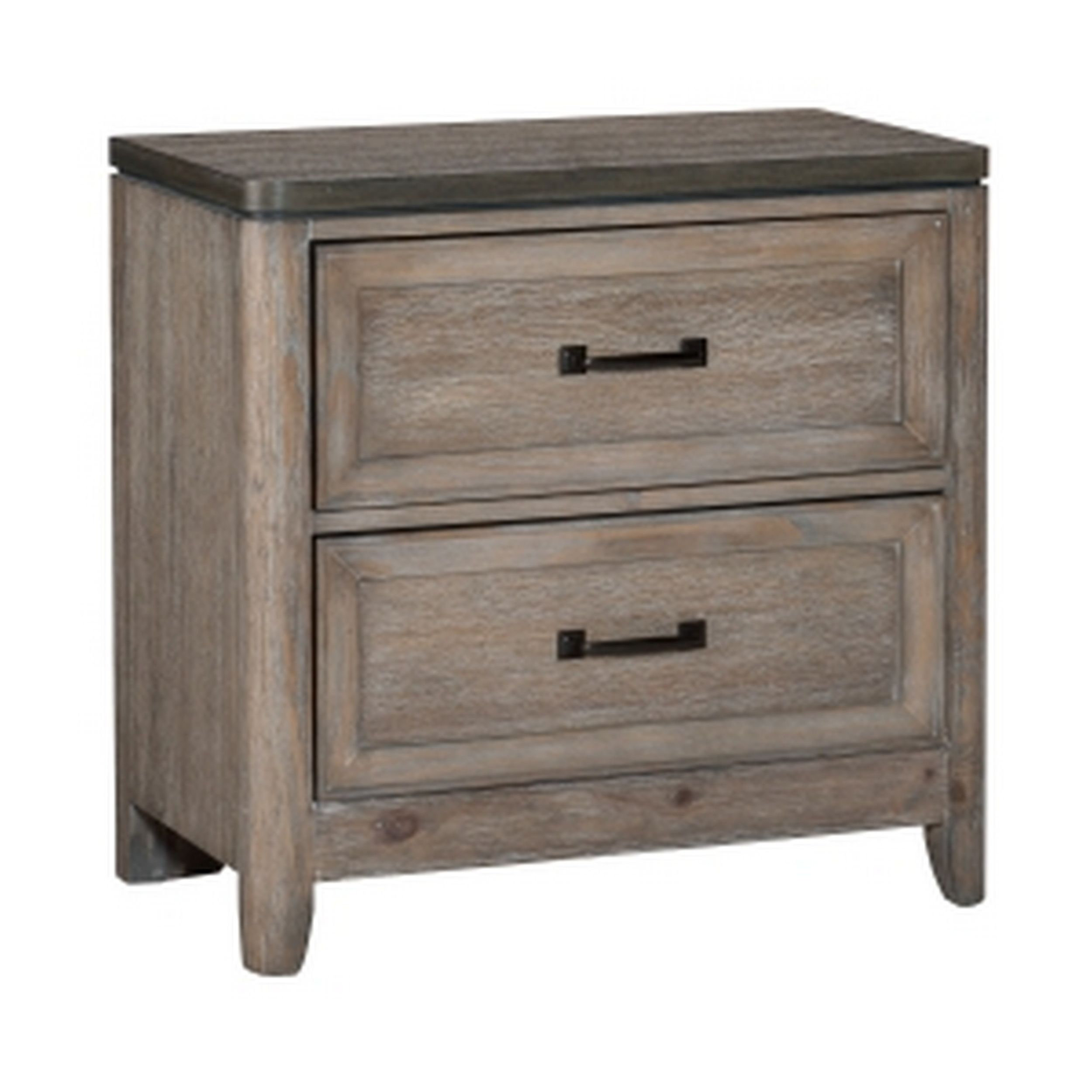 Gracie Oaks Mandisha 2 - Drawer Nightstand in Brown - Wayfair Canada