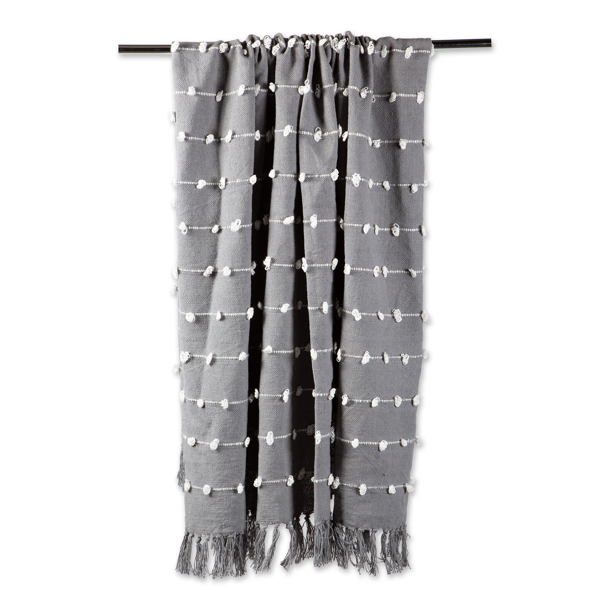 Design Imports Woven Loop Throws Collection Woven Throw Blanket ...
