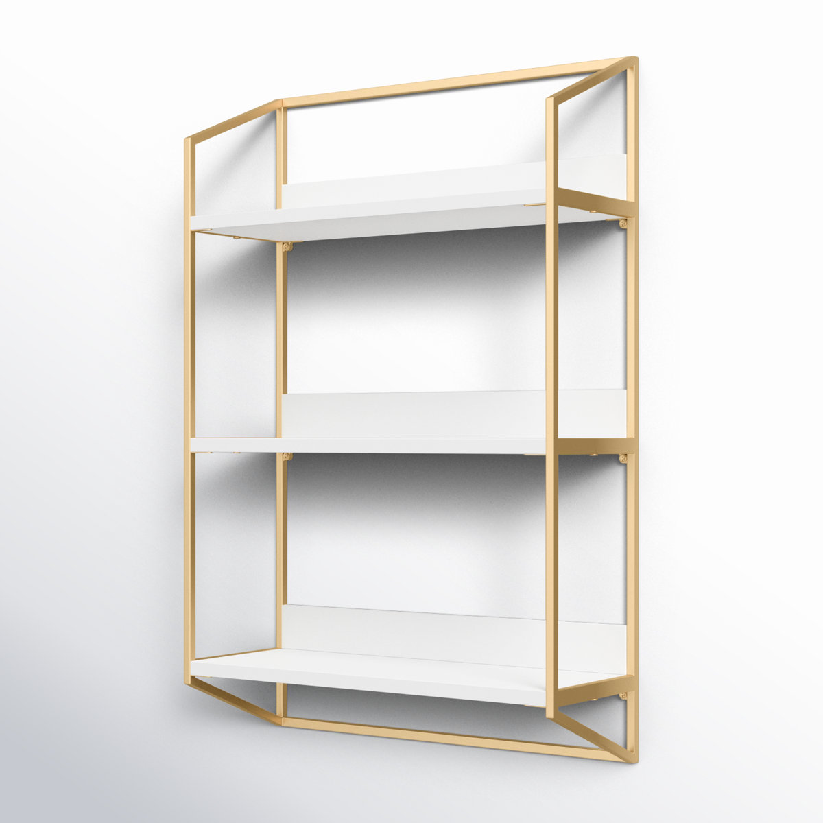 Birch Lane™ Vivendel Interiors Tiered Wall Shelf 18X28x6.5 & Reviews ...