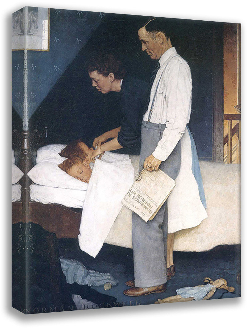 Lark Manor™ Freedom of Religion by Norman Rockwell Gallery Wrapped ...