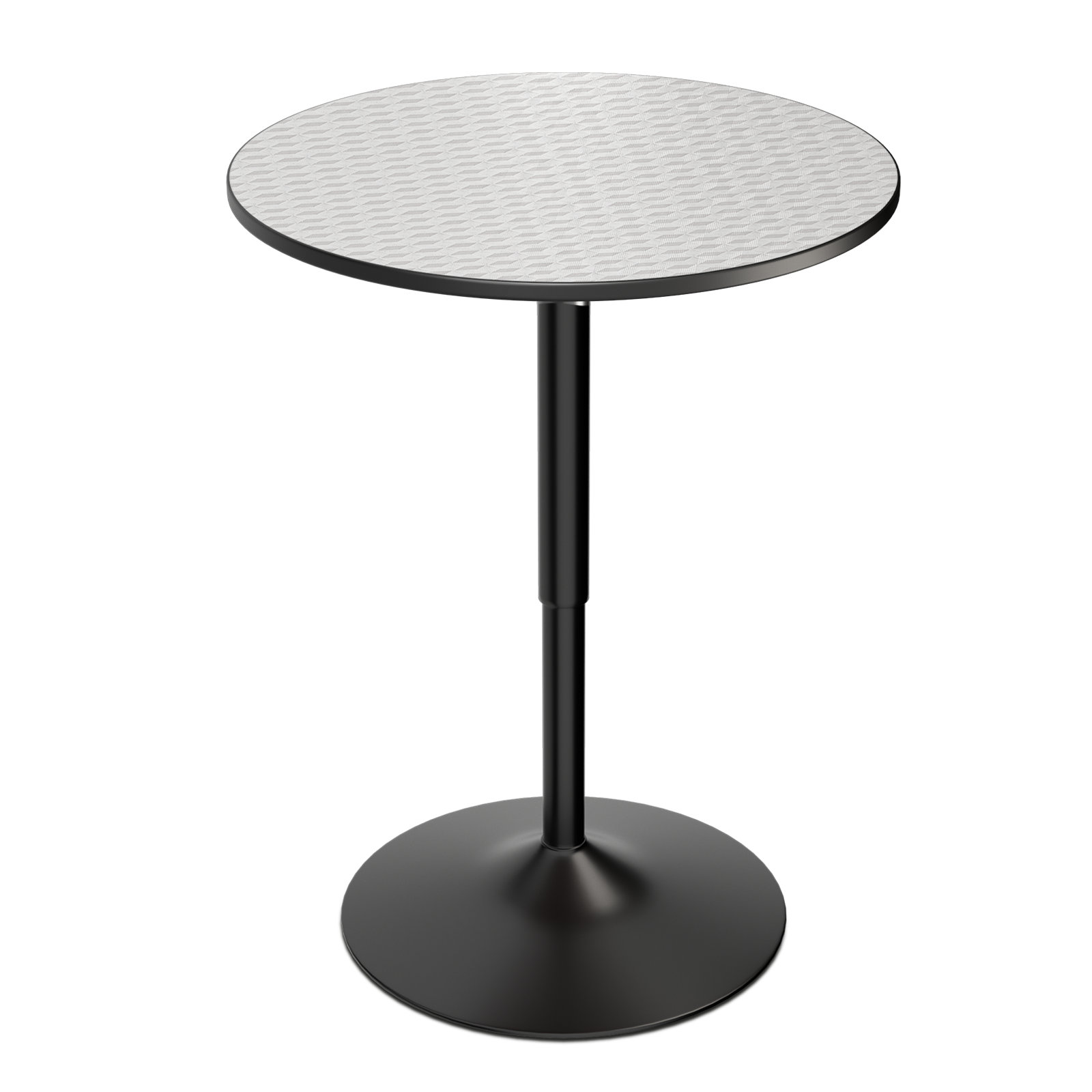 Fleur De Lis Living Adjustable Height Round Bistro Pub Table With ...