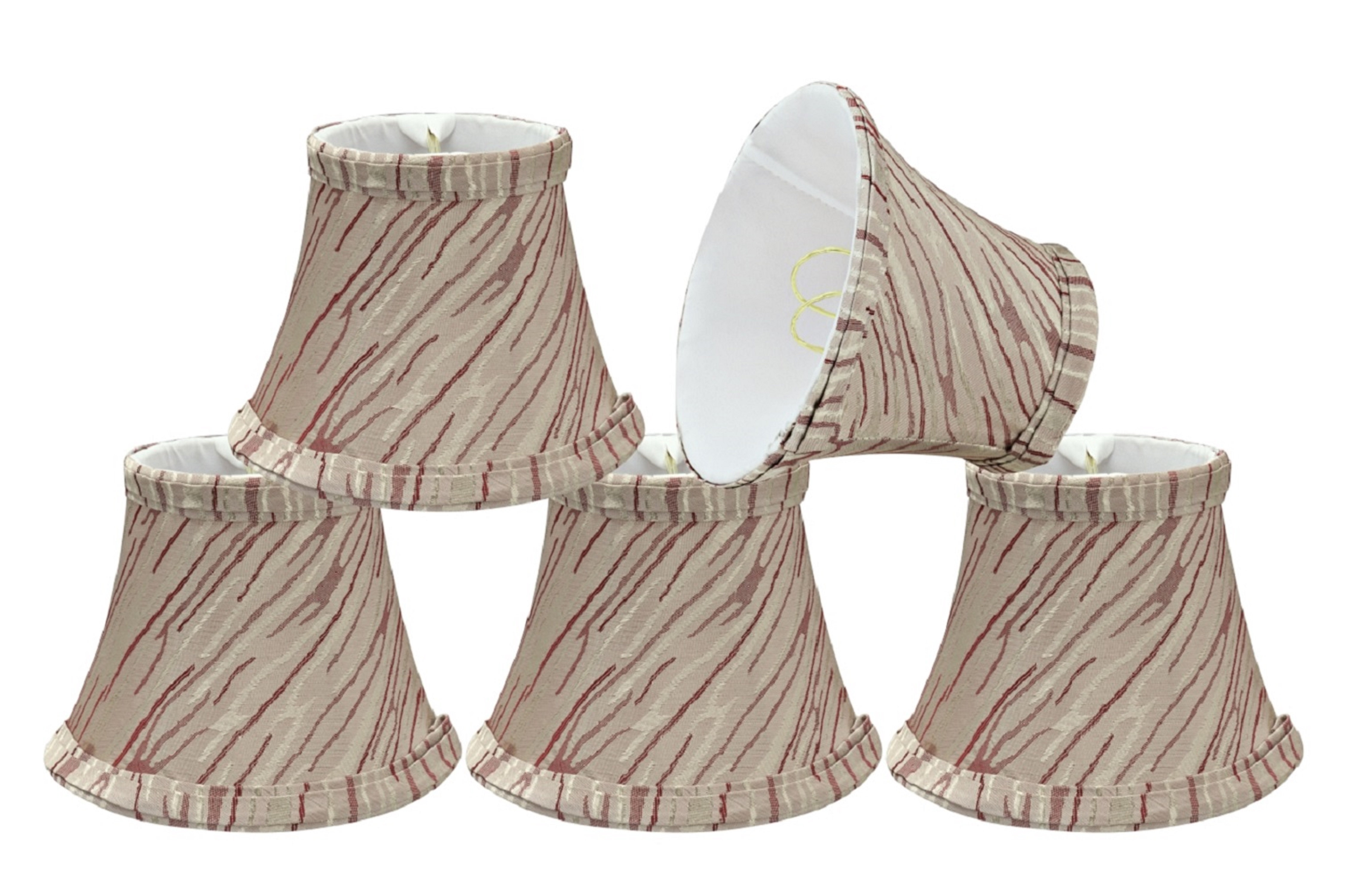 Aspen Creative Corporation 4" H Textured Fabric Bell Candelabra Shade ...