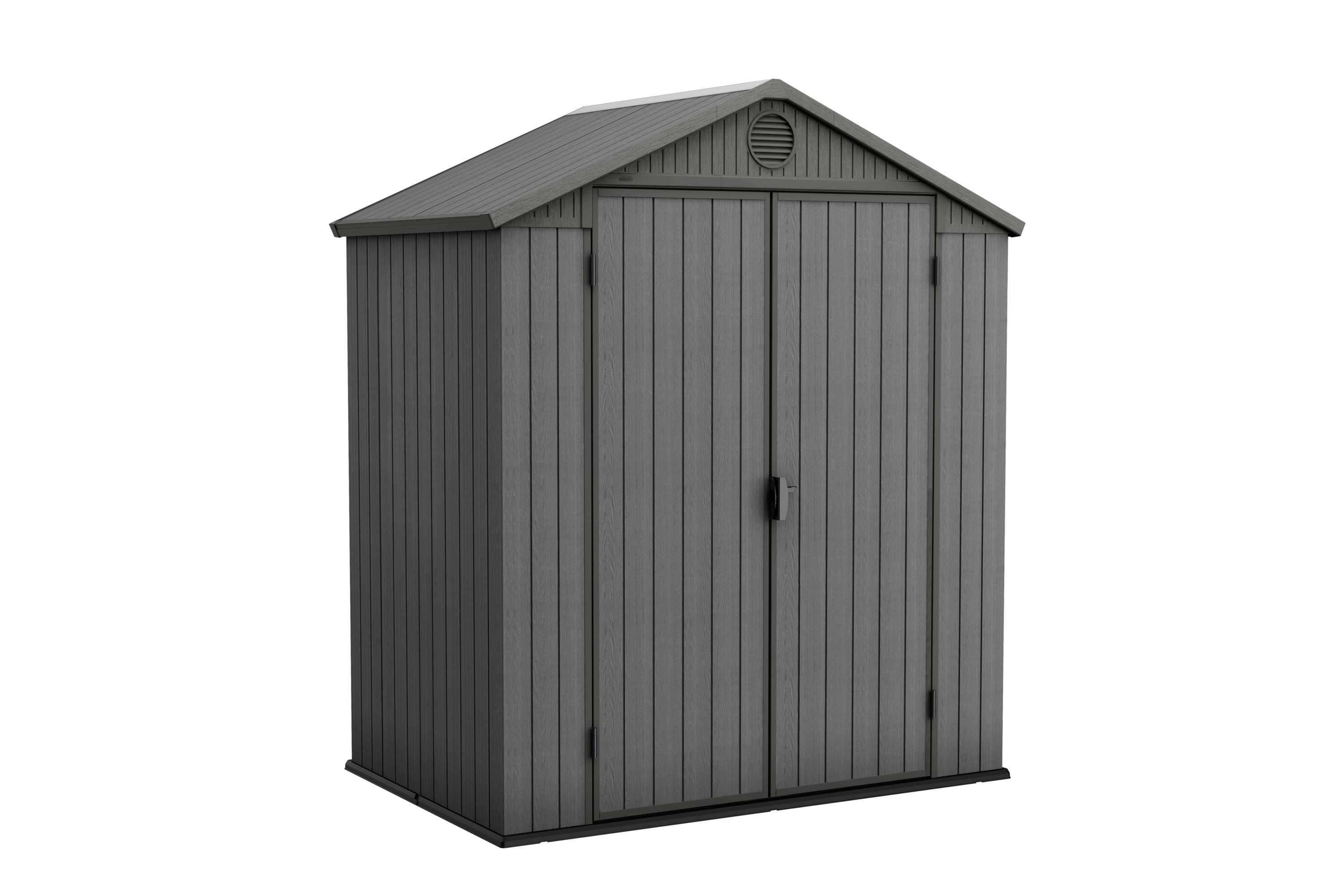 Keter Darwin 6x4 ft. Durable Resin Outdoor Storage Shed With Floor and ...