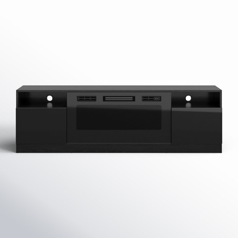 Wade Logan Bhhatu Electric Fireplace TV Stand & Reviews | Wayfair