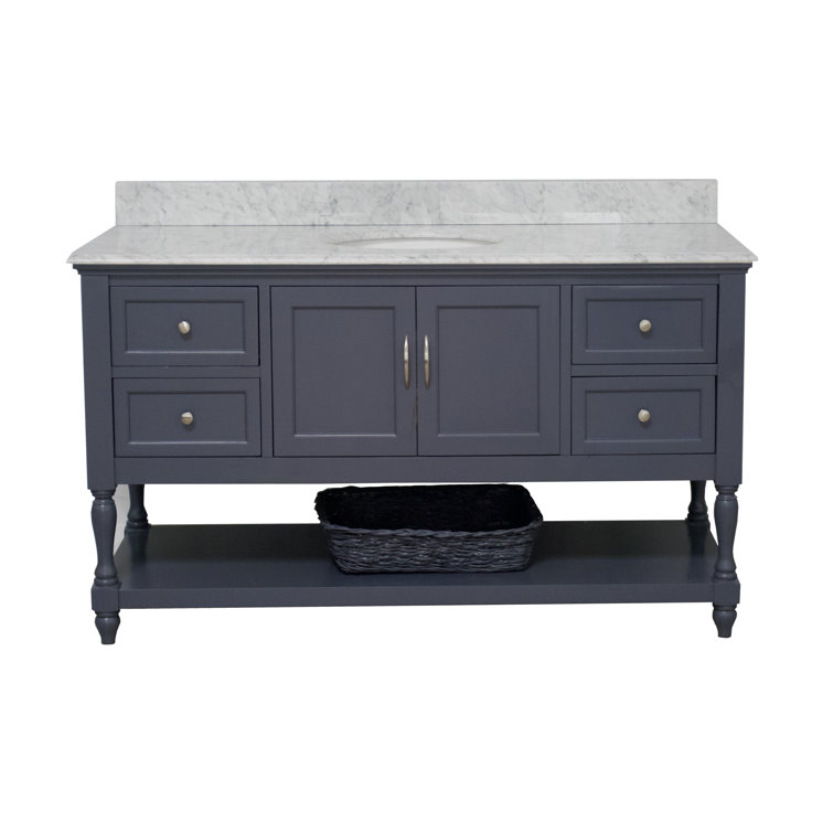 Hampton 60'' Single Bathroom Vanity & Reviews | Birch Lane