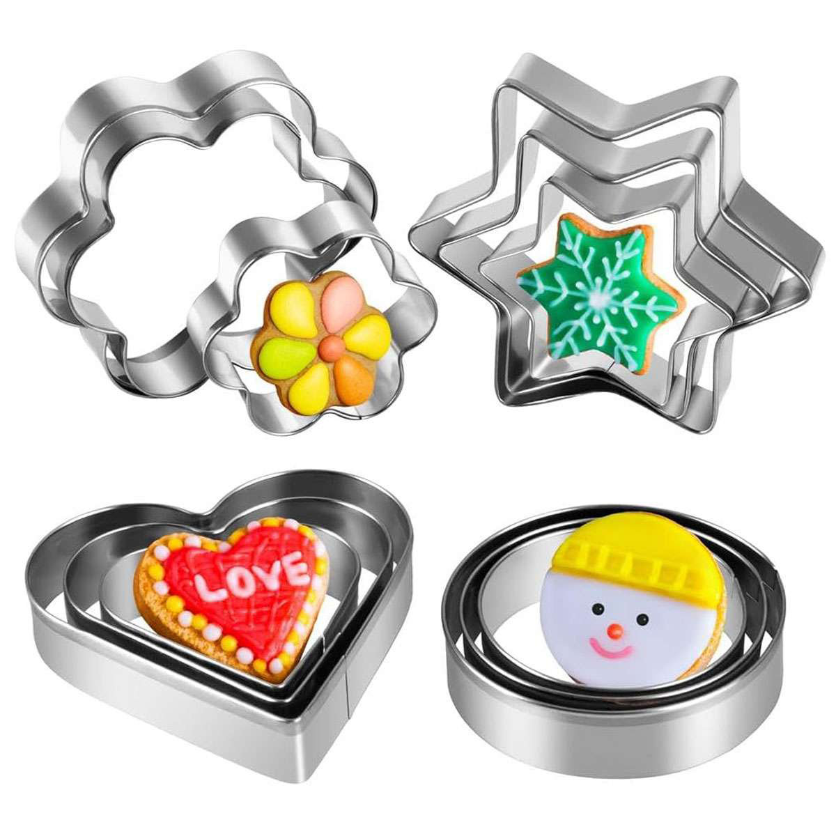 Gustave 12 -Piece Non-Stick Cookie Cutter | Wayfair