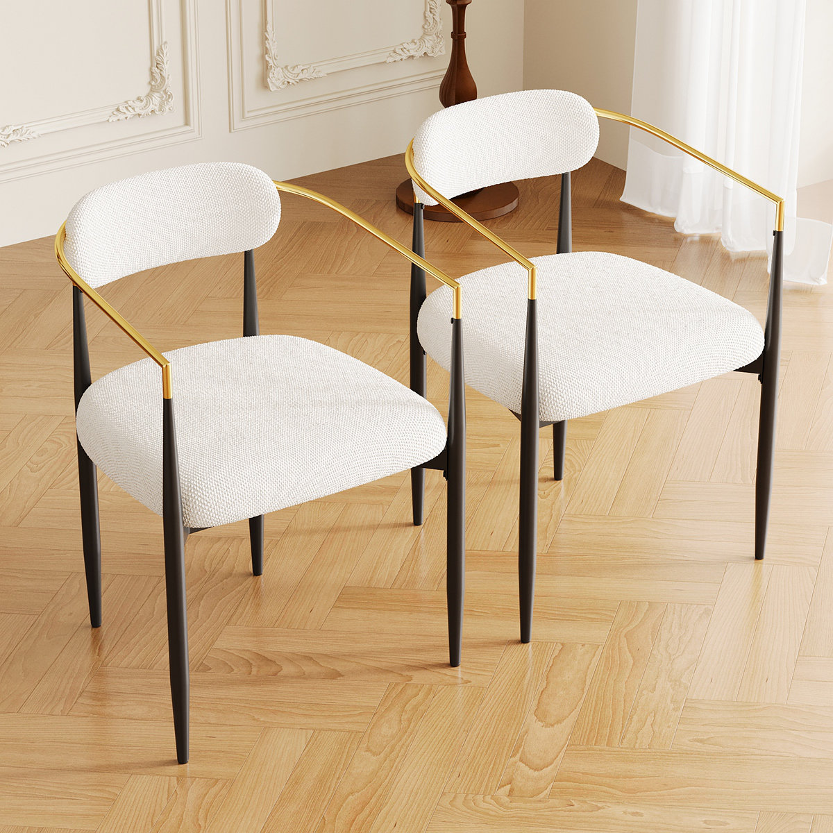 Ivy Bronx Dining Chairs Set Of 2, Medieval Modern Dining Chairs, Chairs ...