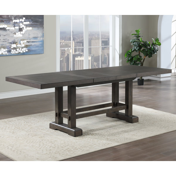 Lark Manor Ashonda Counter Height Extendable Sled Dining Table ...
