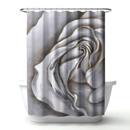 Begin Edition International Inc. Floral Shower Curtain | Wayfair
