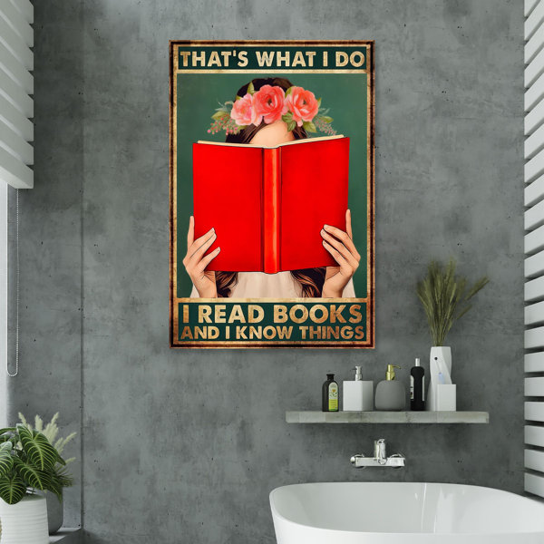Trinx I Read Books And I Know Things 1 - 1 Piece Rectang " I Read Books ...