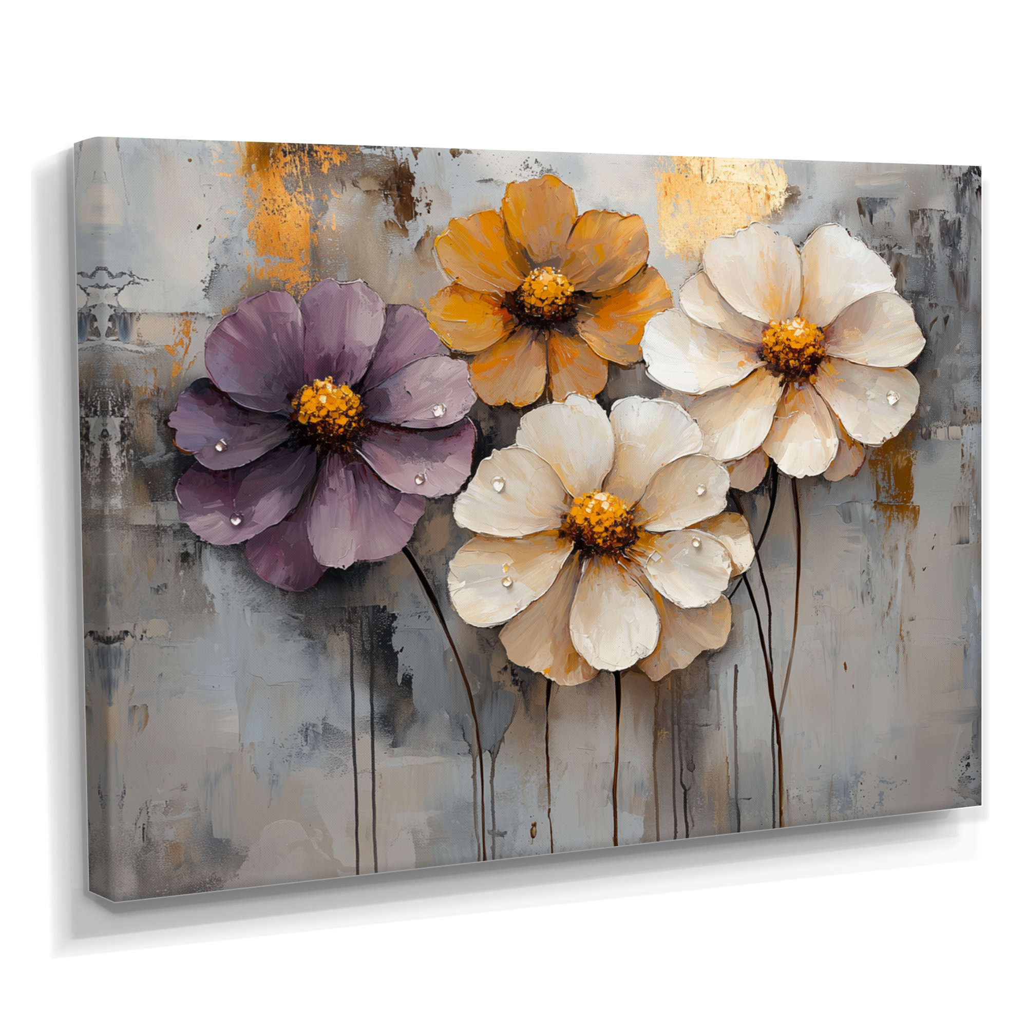 Lark Manor™ Jaddan Golden Zinnias Flowers Wild Beauty Unfolded IV ...