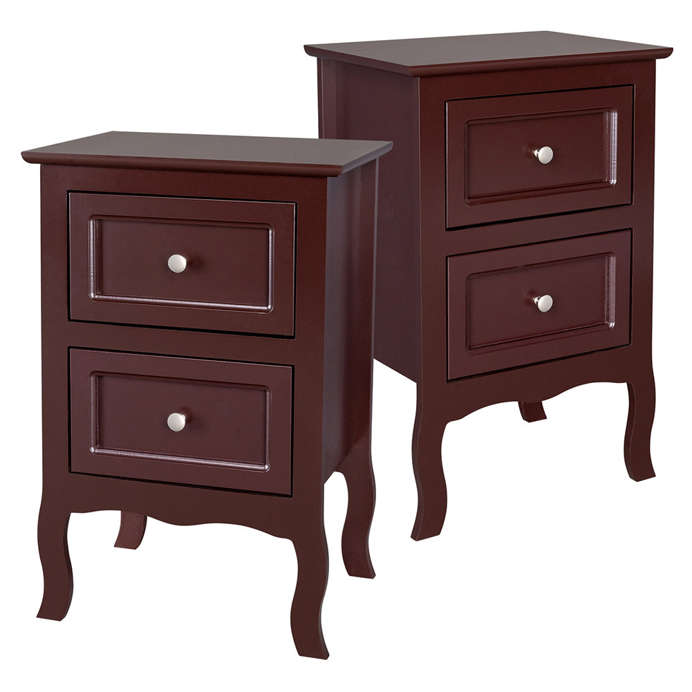 Lark Manor 2Pcs Two-Tier Night Tables - Wayfair Canada
