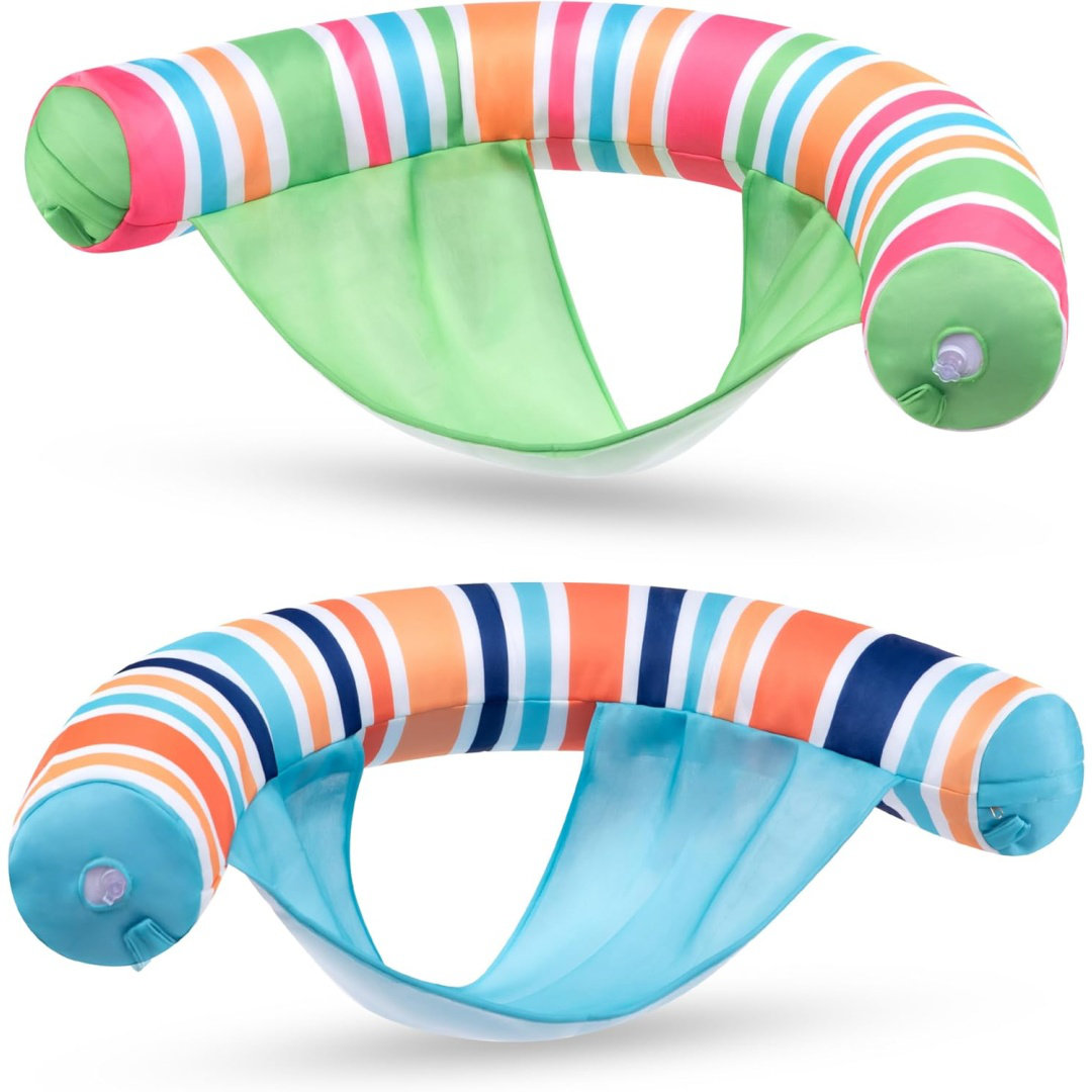 DESIGN SHOP BY SHELL Inflatable Pool Floats Chairs Adults, 2 Packs ...