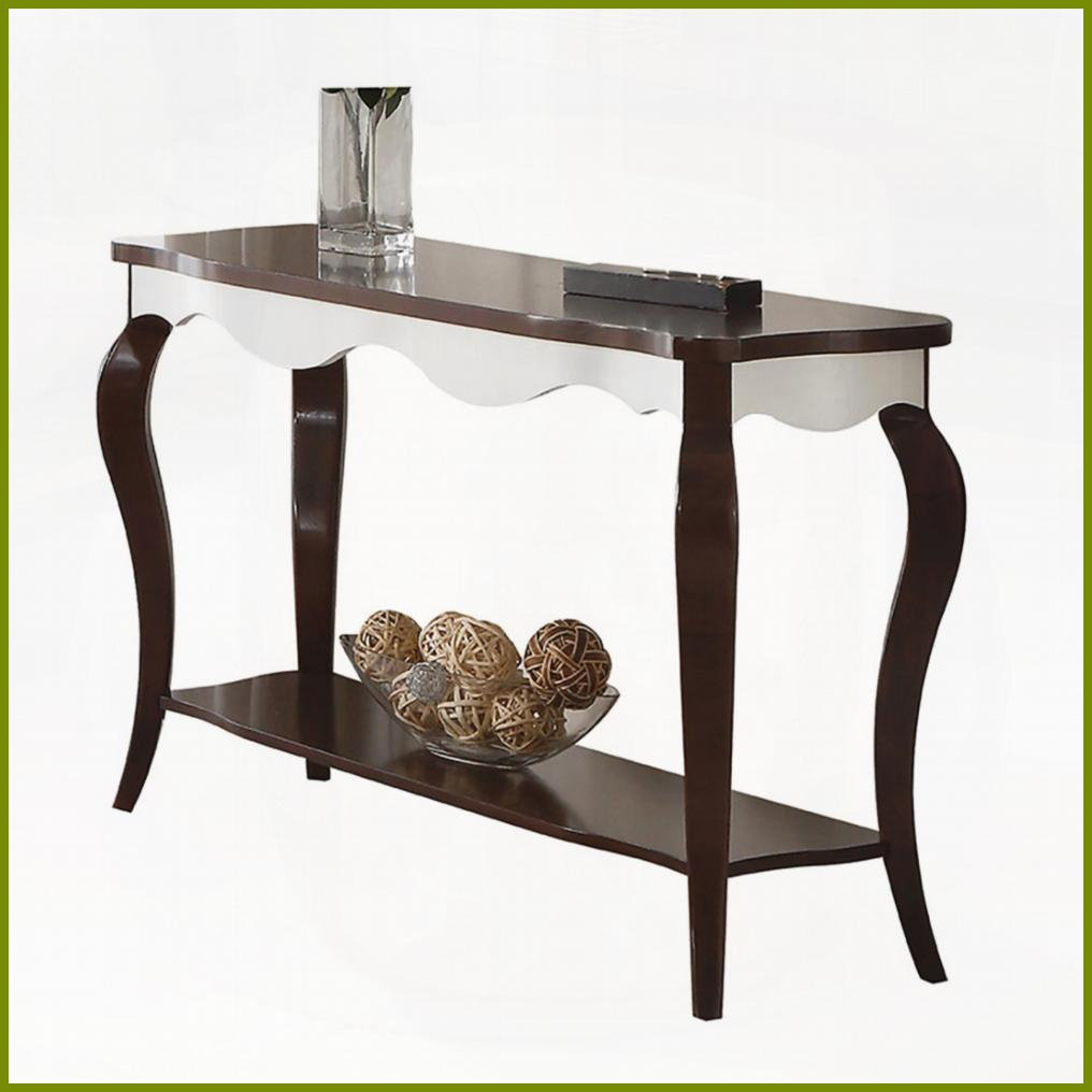 Latitude Run® Classic Walnut and White Coffee Table with Cabriole Legs ...