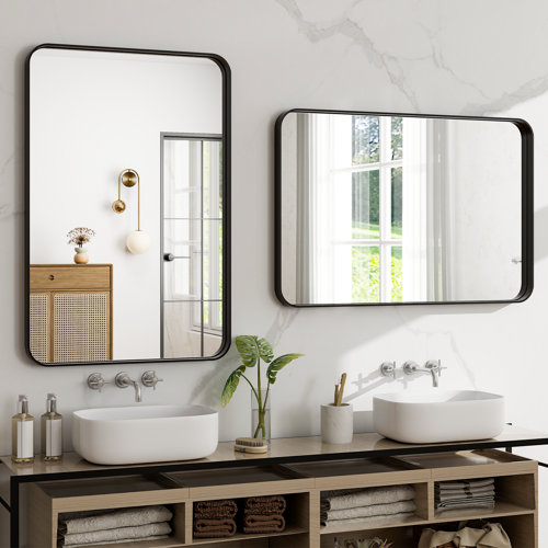 Latitude Run® Jaleia Rectangle Metal Mirror & Reviews | Wayfair