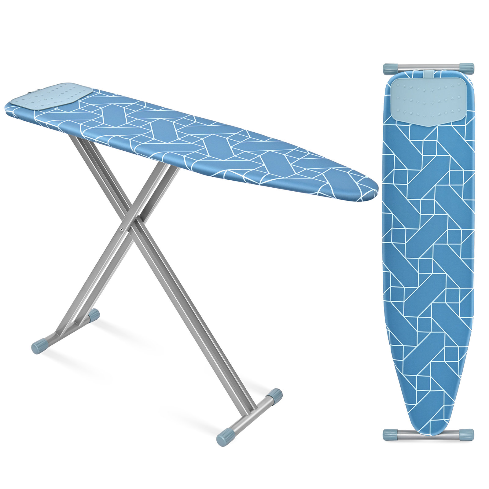 KINGRACK Metal Panel Iron Board with Iron Mat, Heat & Scorch Resistant ...