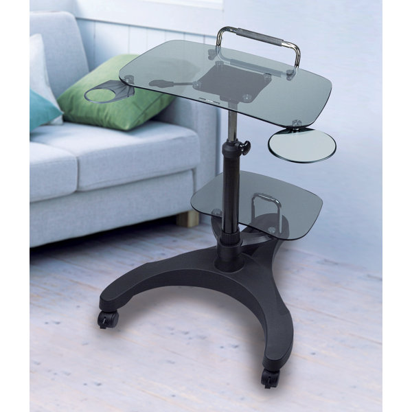 Aidata U.S.A 24.8'' H x 24.61'' W Laptop Cart with Wheels & Reviews ...