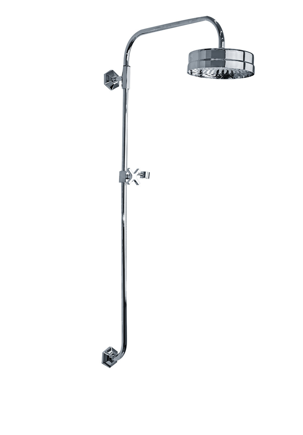 Lefroy Brooks Mackintosh Fixed Riser With 8" Shower Head | Wayfair