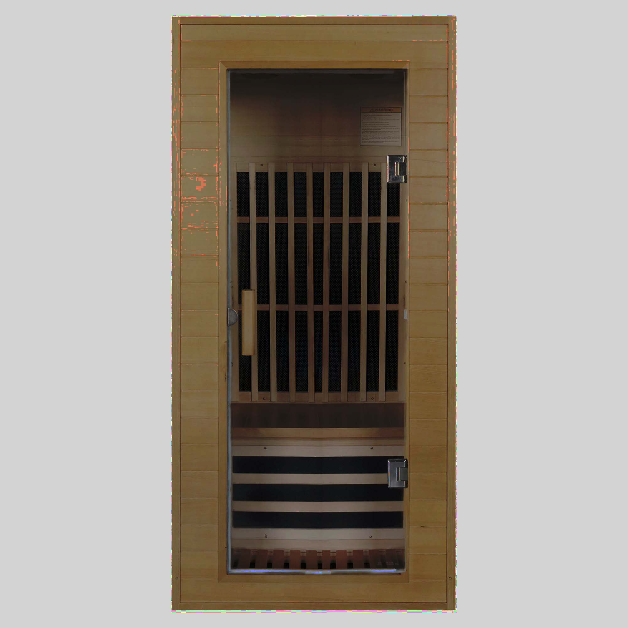 Jeltyprey Single Person Indoor Bluetooth Compatible FAR Infrared Sauna ...