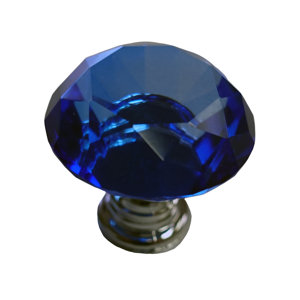 Beauty Acrylic 1 1/4" Length Geometric Knob & Reviews | Wayfair