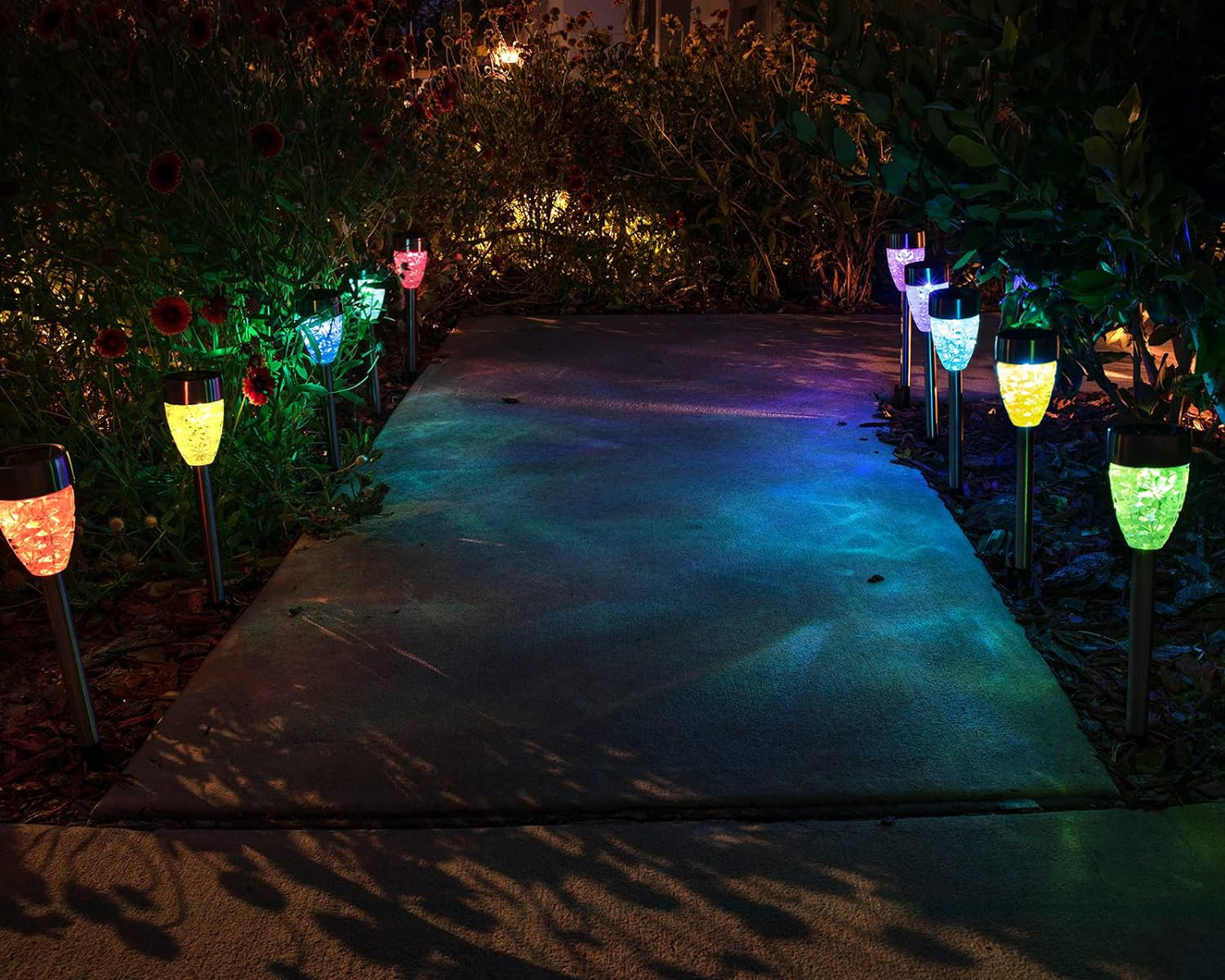 Morvat Stainless Steel Low Voltage Solar Powered Integrated LED ...