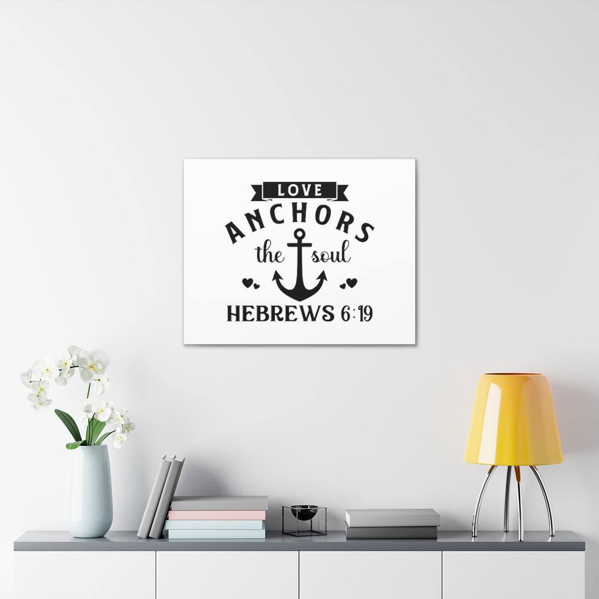 Trinx Anchors The Soul Hebrews 6:19 Anchor Bible Verse Canvas Christian ...