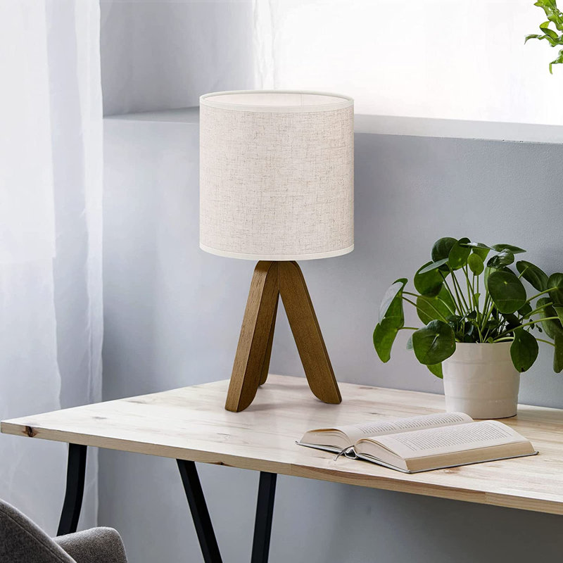 George Oliver Graycee Wood Tripod Lamp & Reviews | Wayfair