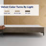 Mercer41 15" Premium Velvet Material Box Spring/Bed Frame With ...