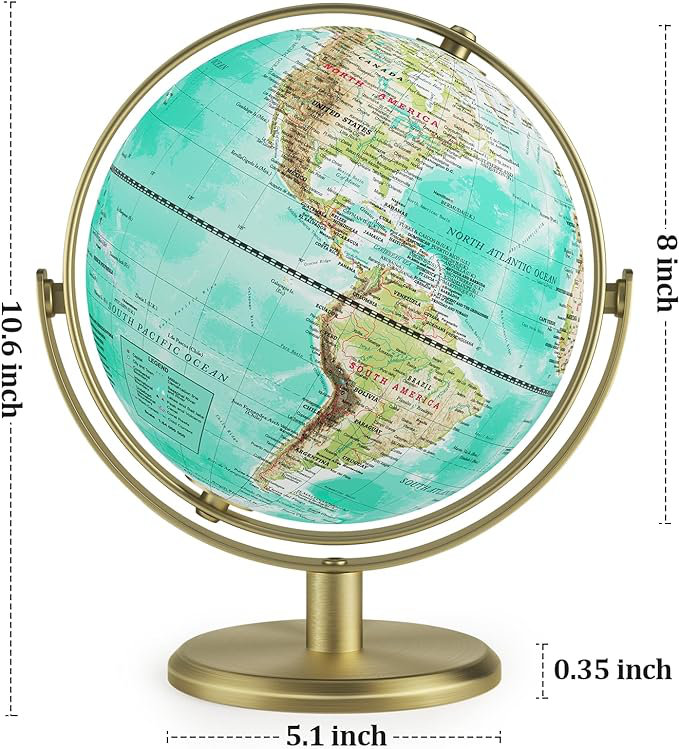 Mercer41 Stone Tabletop Globe | Wayfair
