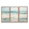 Design Art Minimalism Wave Horizon I - Coastal Ocean Canvas Art Set ...
