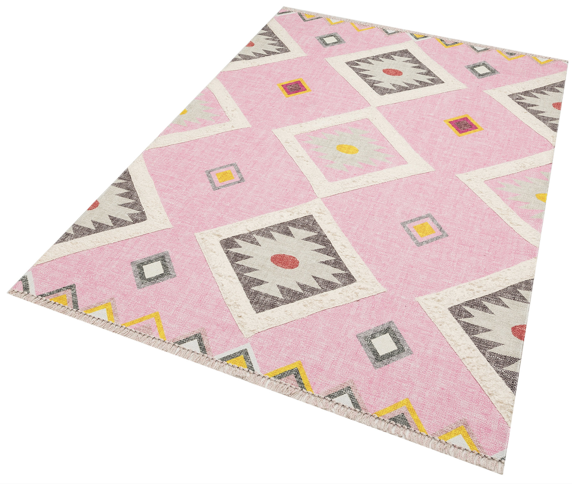 Foundry Select Rustic Blush Ethnic Pattern Rug | Wayfair