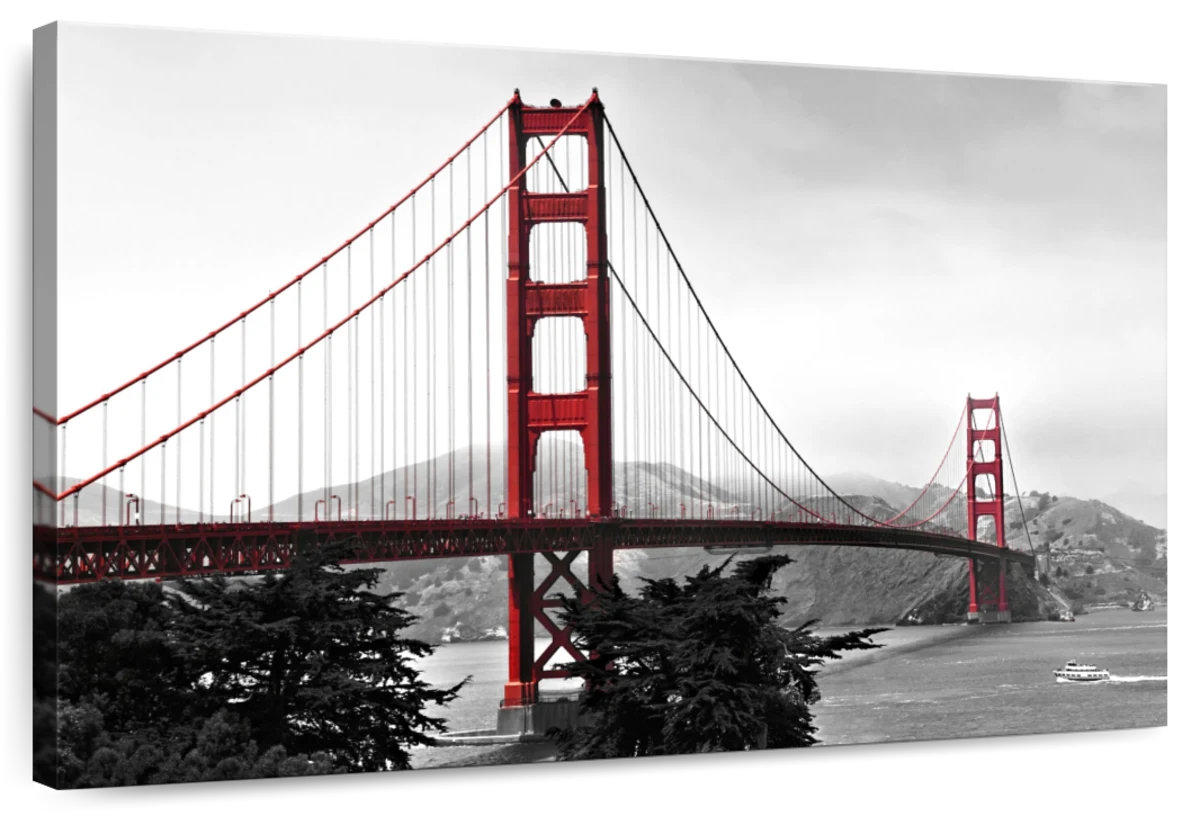 Elephant Stock Bright Red Golden Gate Bridge - Wayfair Canada