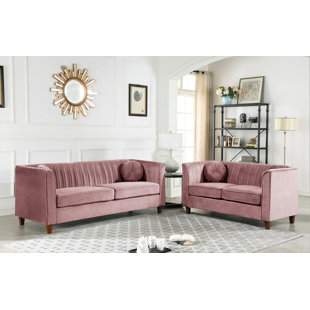 Pink Living Room Sets You'll Love | Wayfair