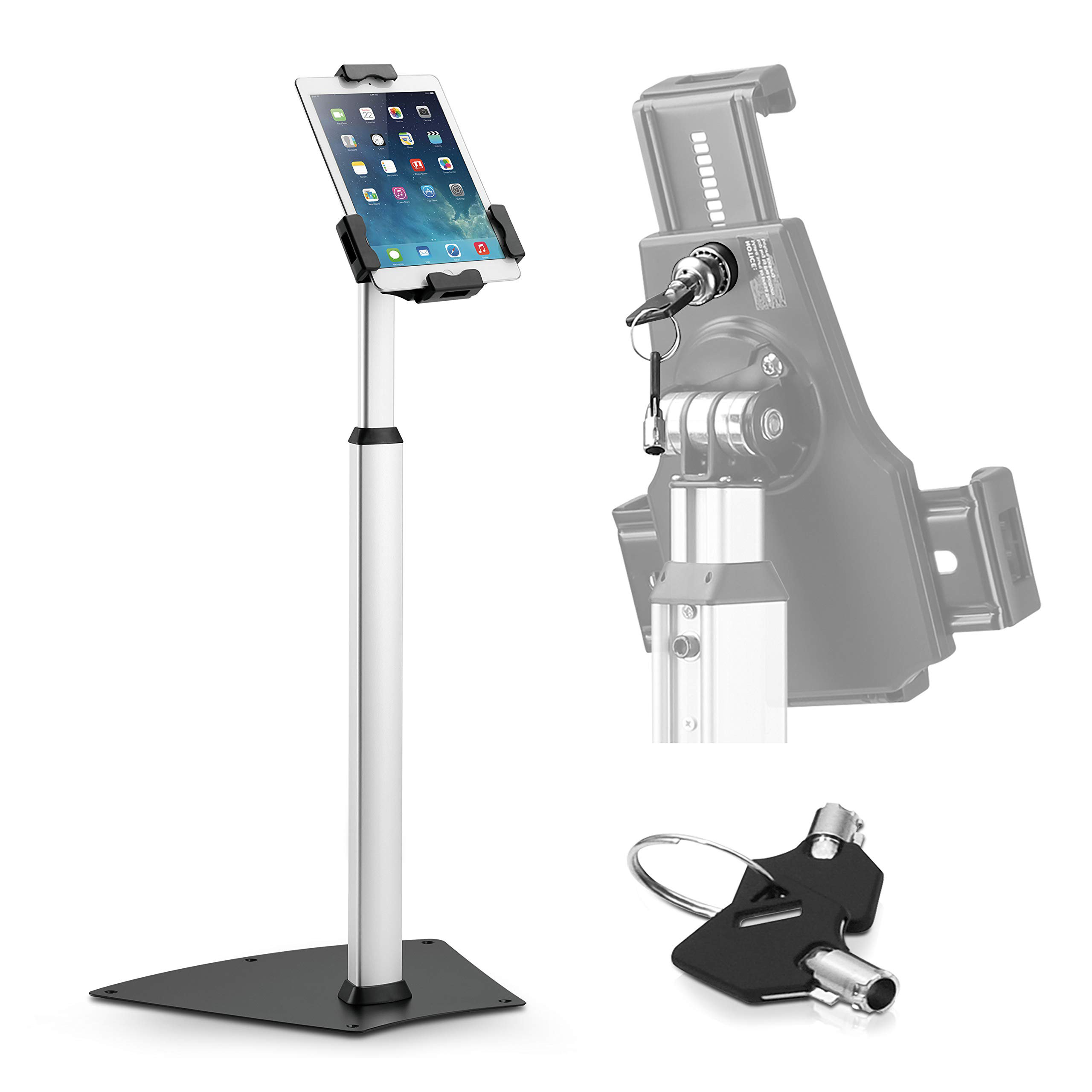 COAHAHA Anti-Theft Tablet Stand For Ipad Mini/1/2/3/4 - Adjustable ...