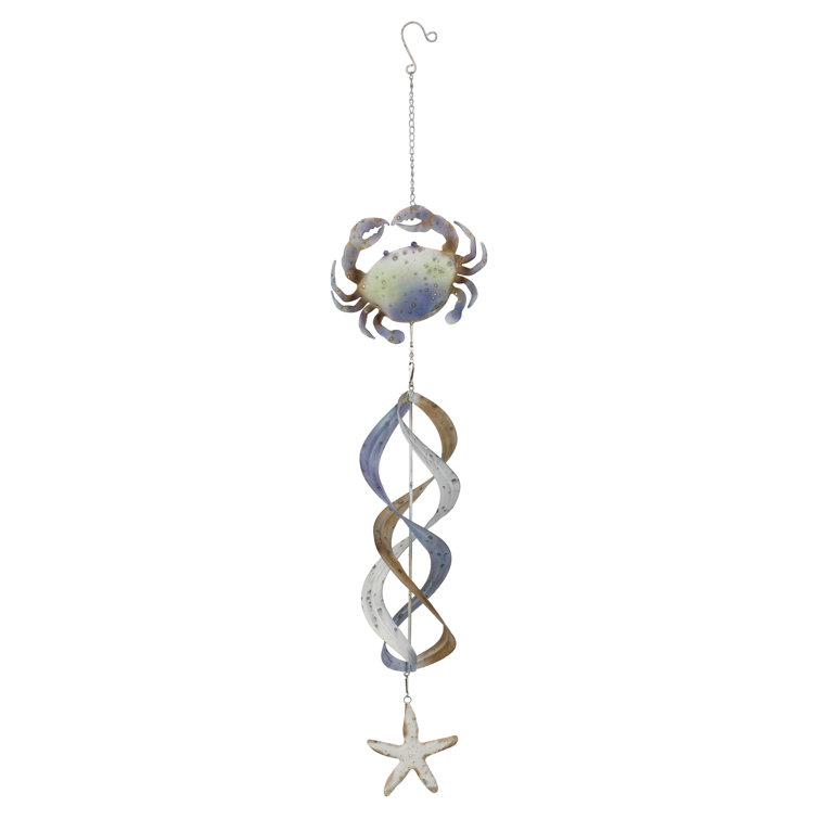 Regal Art & Gift Hanging Wind Spinner - Crab | Wayfair