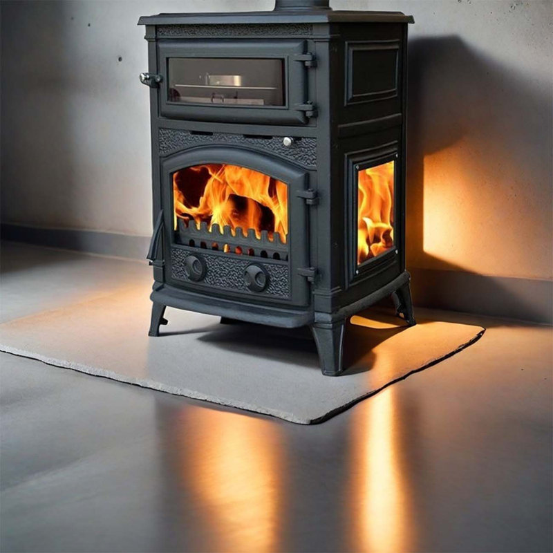 Hart Enjoy life Domestic wood-burning cast-iron heating stove - Wayfair ...