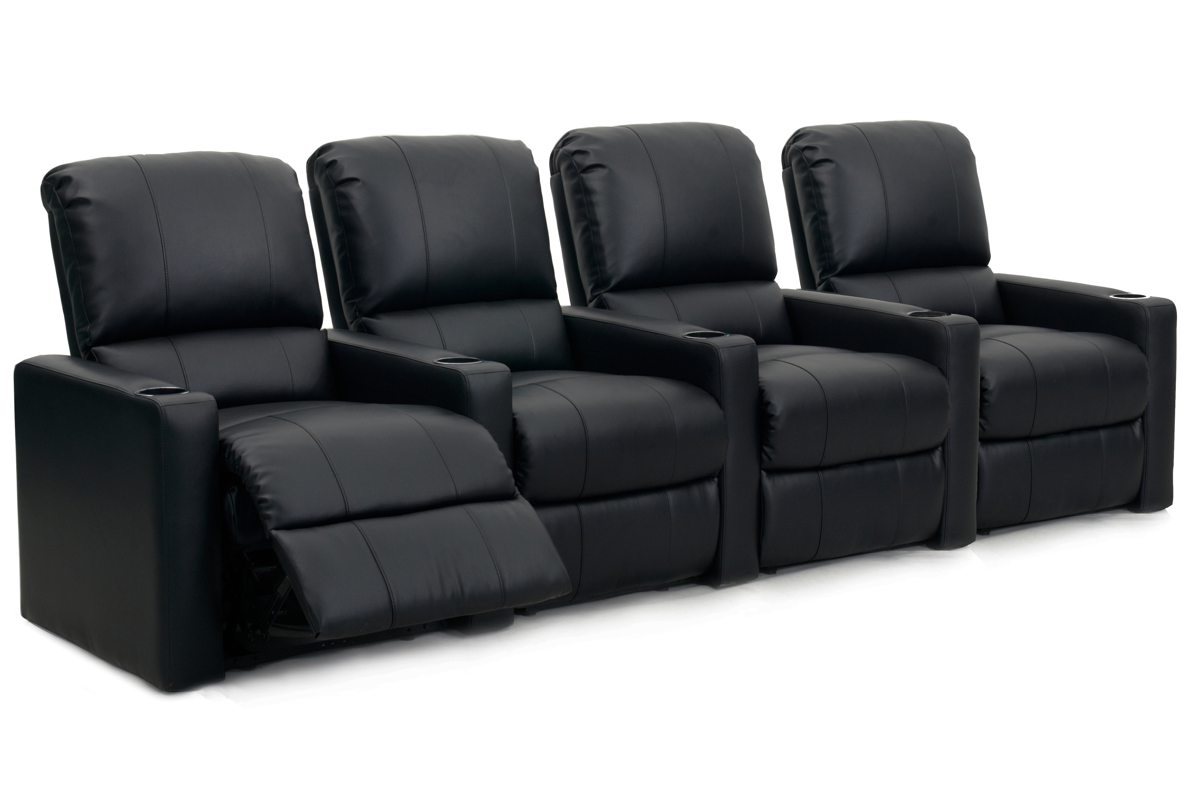 Octane Seating Charger Edge XL800 Home Theater Row Seating (Row of 4 ...
