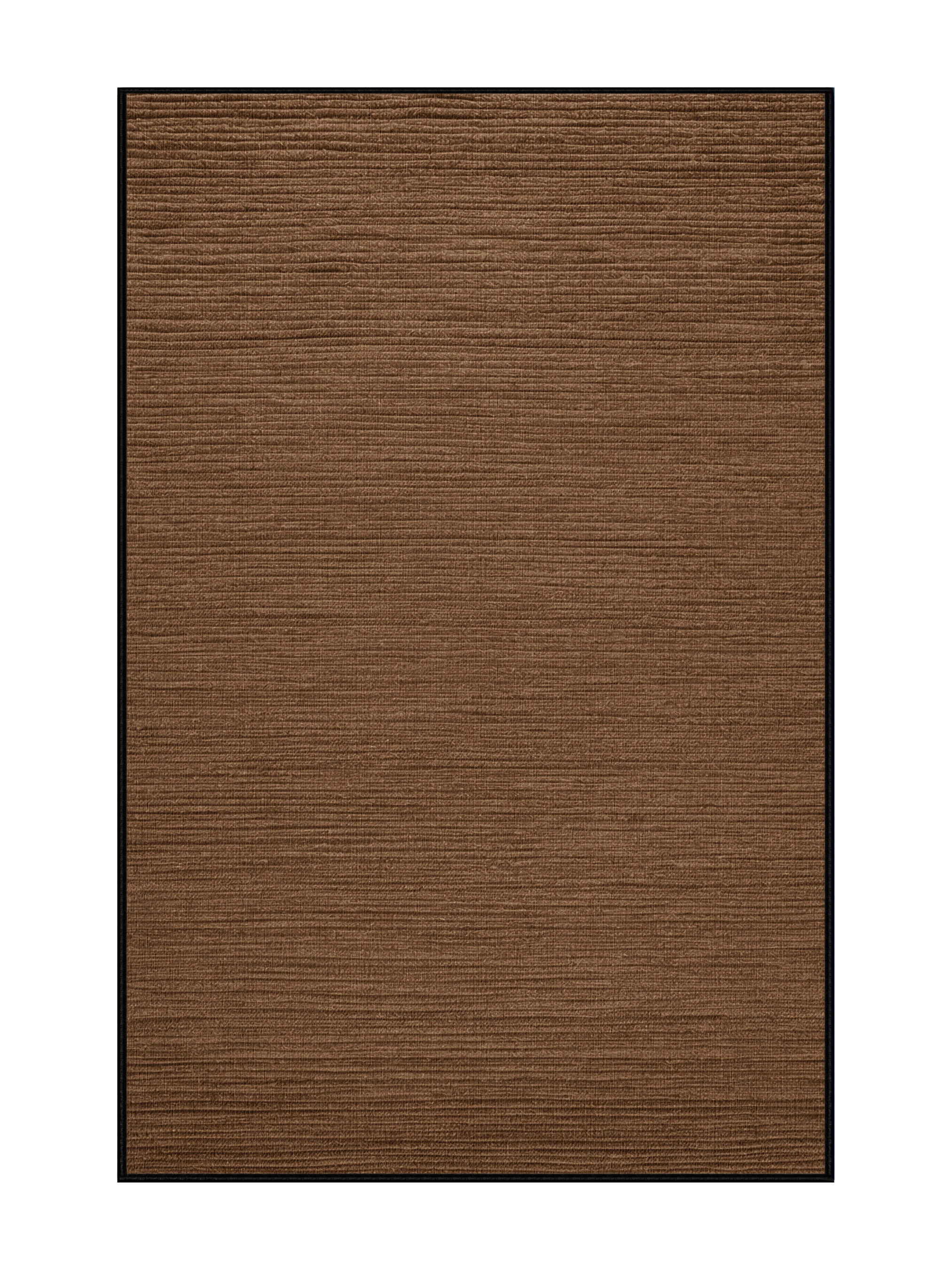 Hokku Designs Machine Washable Solid Brown Area Rug | Wayfair