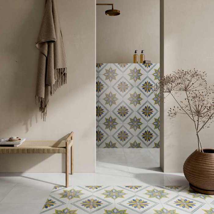 Long Island Mosaics & Tile Monastery 8" x 8" Porcelain Patterned Wall ...