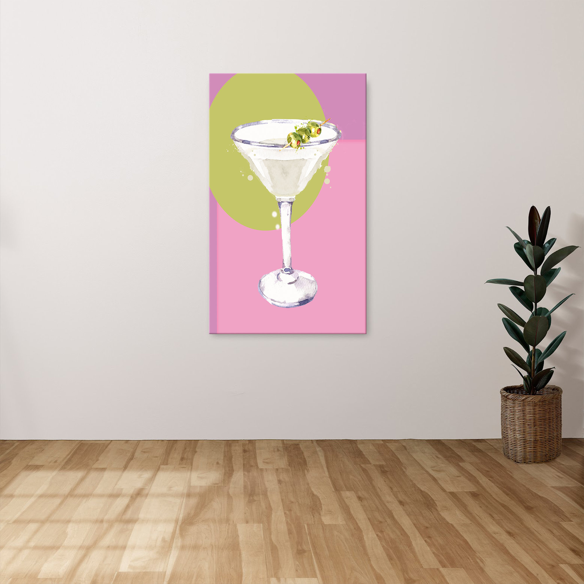 Latitude Run® "Martini" by Susan Jill Print on Canvas | Wayfair