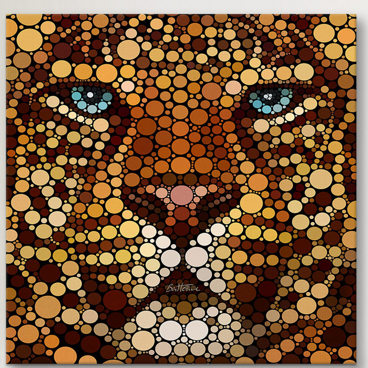 iCanvas 'Leopard' by Ben Heine Graphic Art on Wrapped Canvas | Wayfair
