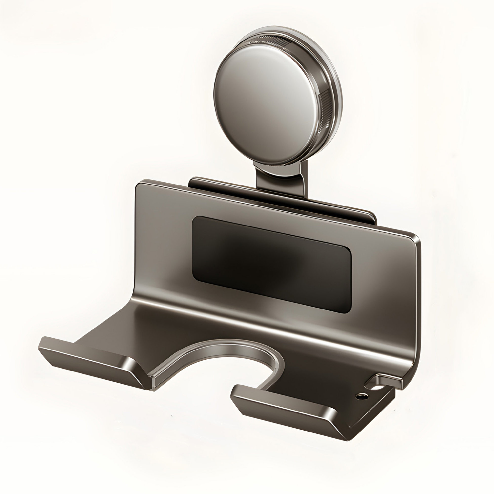 Rebrilliant Stainless Steel Suction Cup Hair Dryer Storage Rack Bracket ...