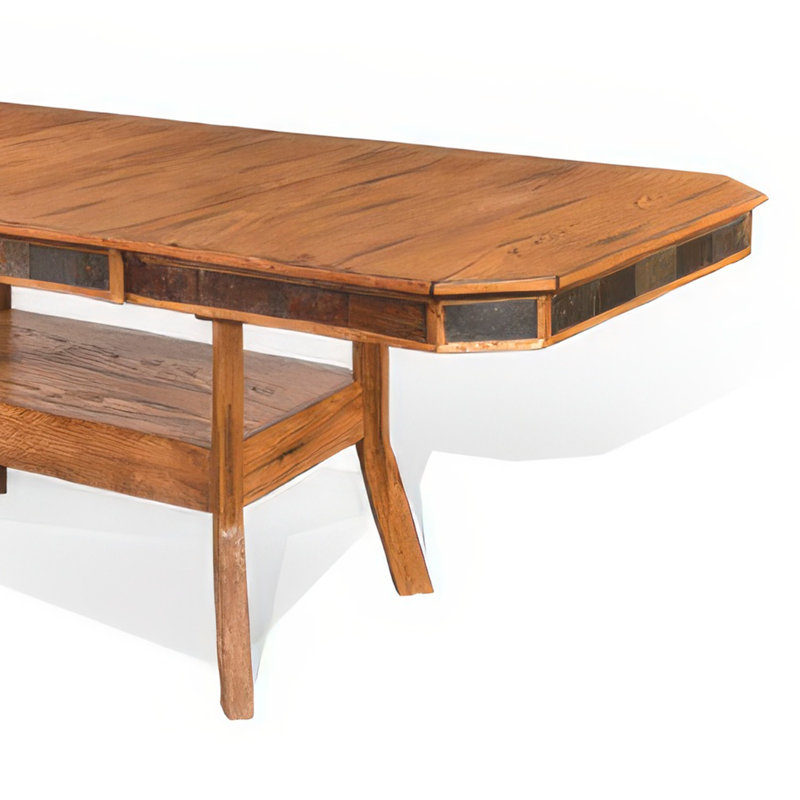 Benjara Marv Extendable Dining Table, 60-90 Inch, 2 Butterfly Leaves ...