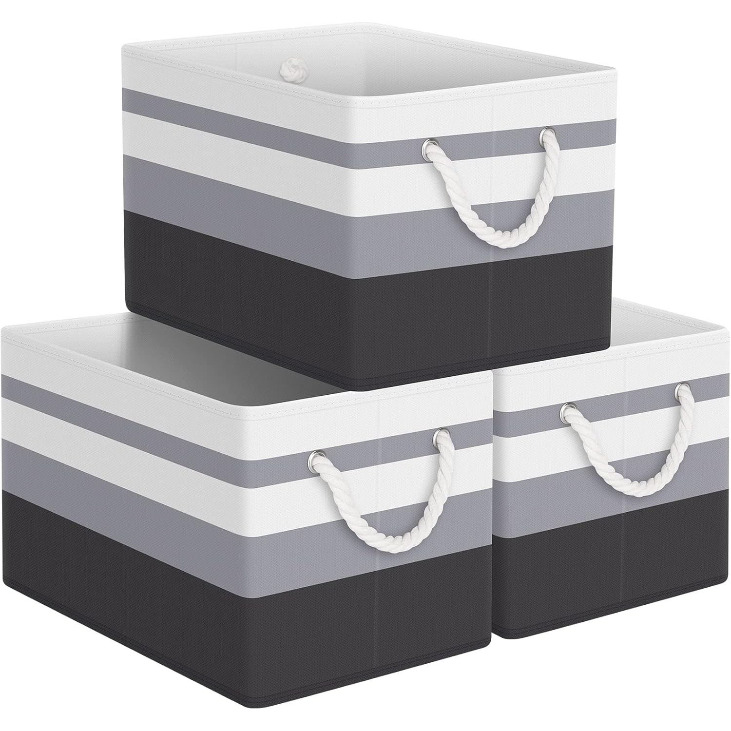 Latitude Run® Collapsible Storage Basket - Large Storage Boxes With ...