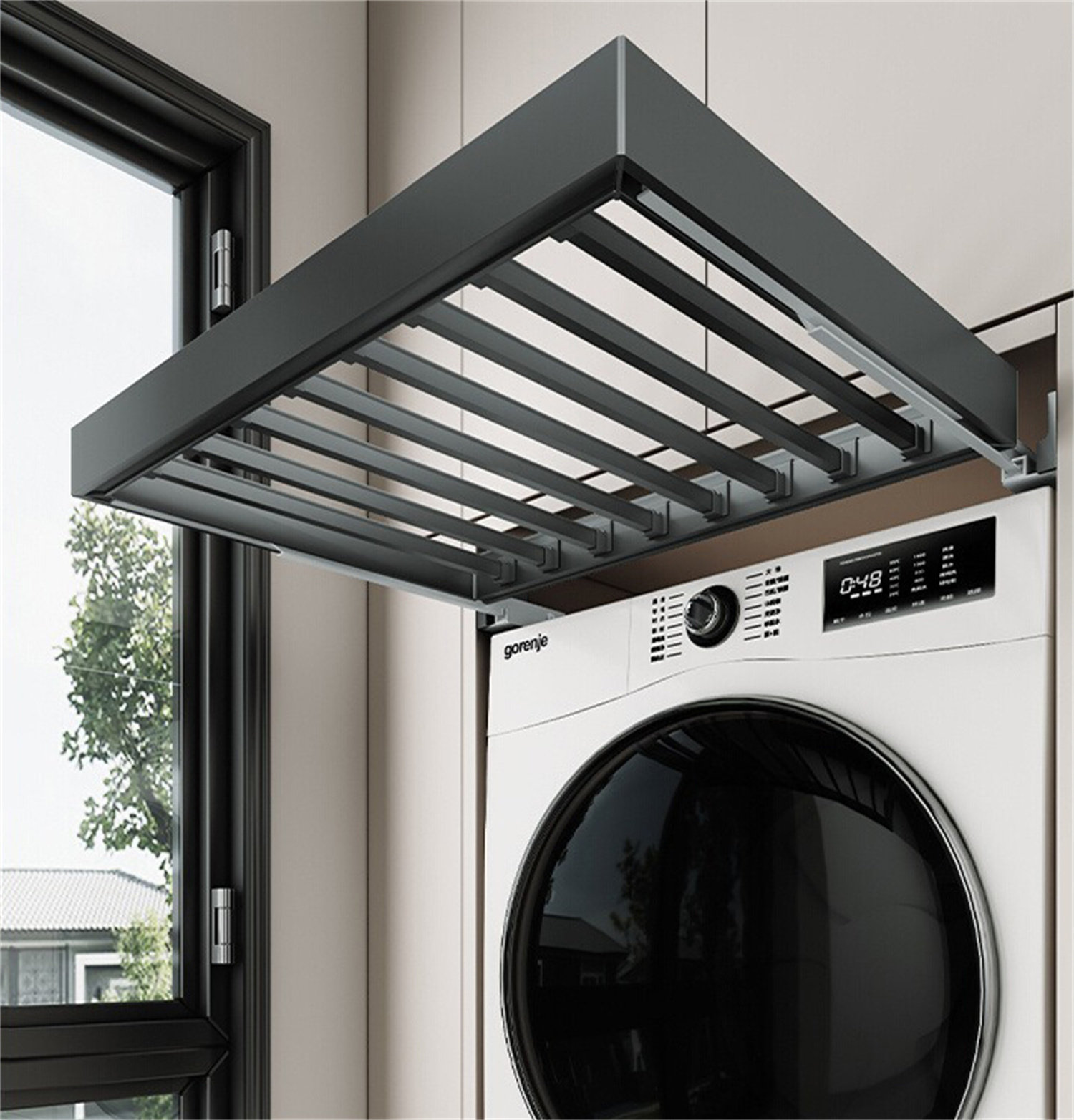 Rebrilliant Multi-Functional Retractable Hidden Clothes Rack For ...