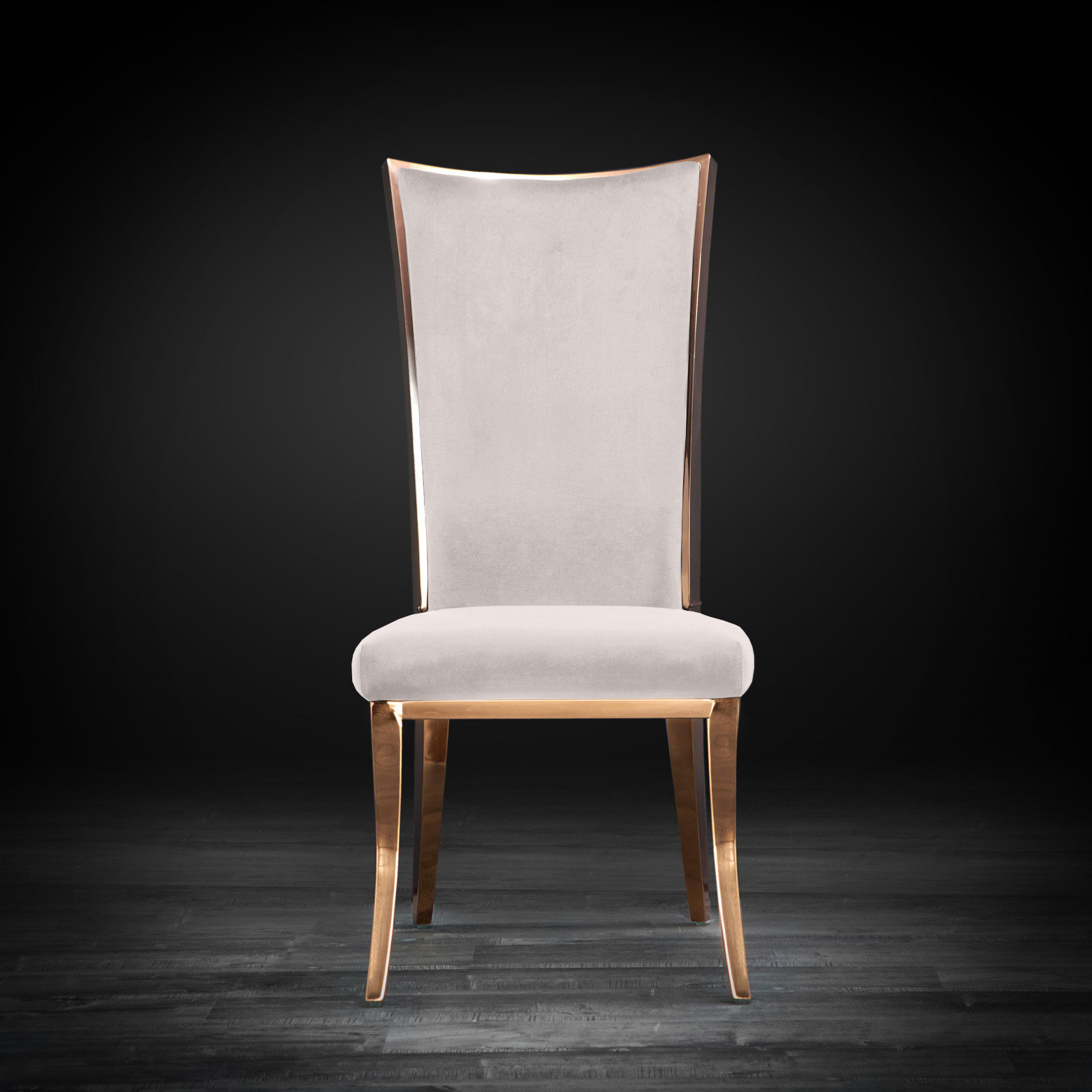RMG Fine Imports Massimo Rose Gold Dining Chair | Wayfair