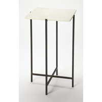 Butler Larkin Marble & Iron Side Table & Reviews | Perigold