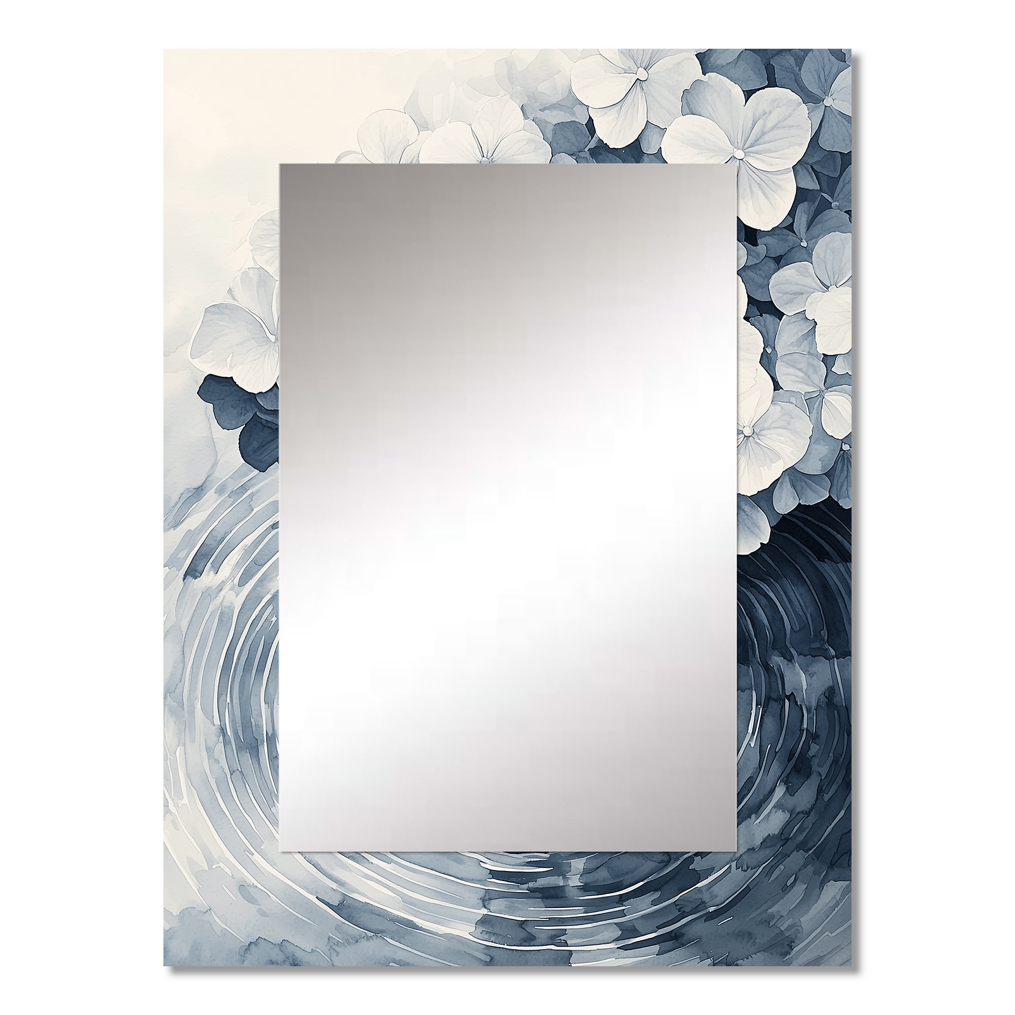 Red Barrel Studio® Hydrangea By The Pond Ripple Effect - Hydrangea ...
